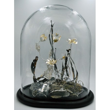 Large silver Alpine silver sculpture